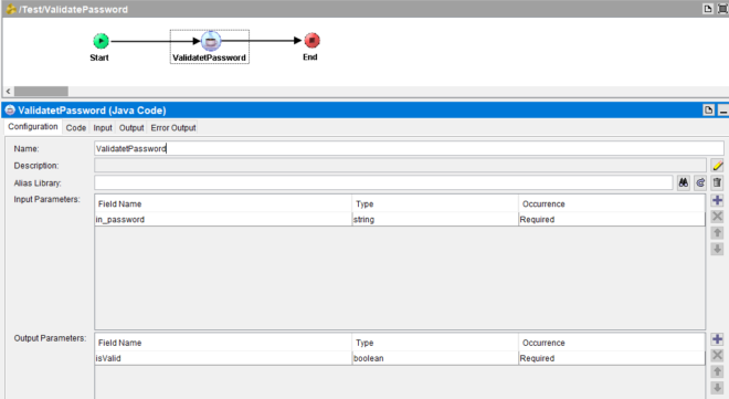 TIBCO BW Tutorial Password Strength Regular Expression Validations ...