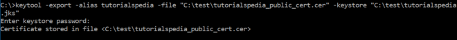 Java Keytool Tutorial Generate Keystore Using Java Keytool